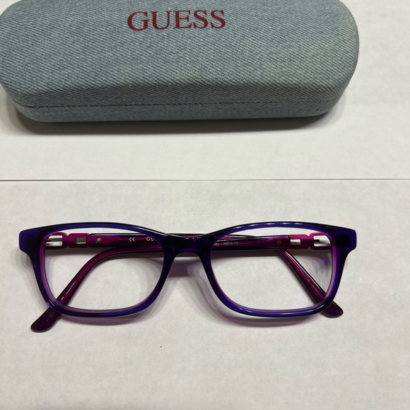 Guess | Other | Guess Purple Eyeglasses | Poshmark